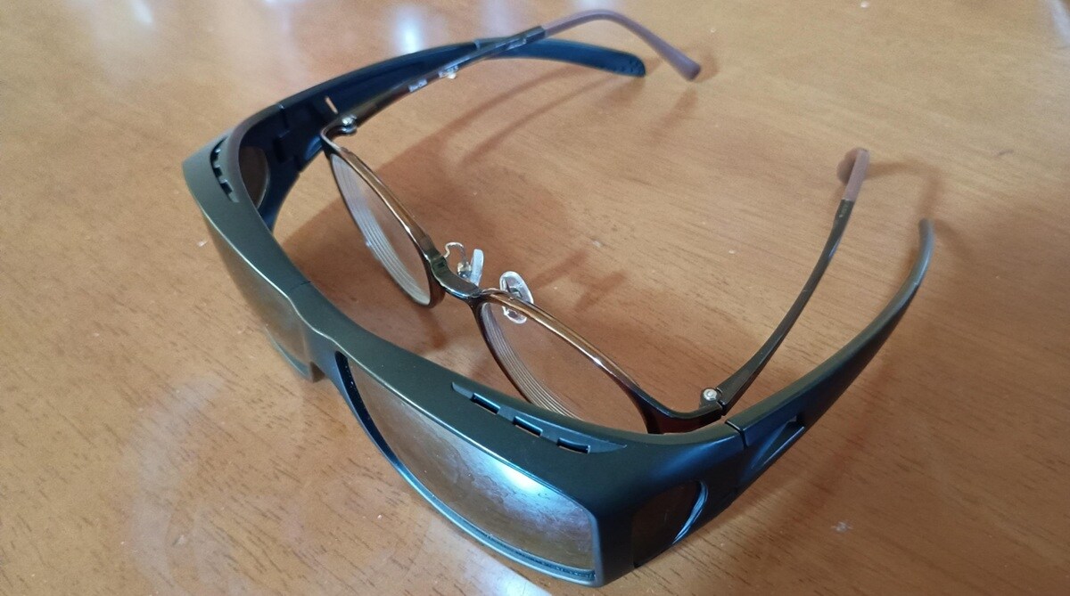 【KANASTAL】眼鏡をしたままかけられる！「オーバーサングラス」で紫外線も人目も全カット（30代女性） | イチオシ | ichioshi